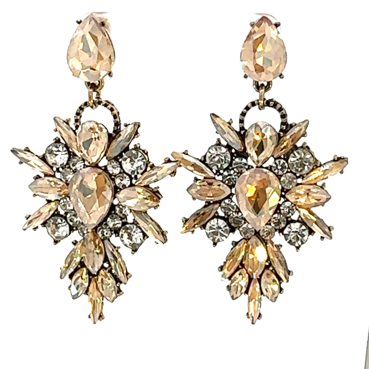 Large Crystal Drop Earrings – Jems of Remuera