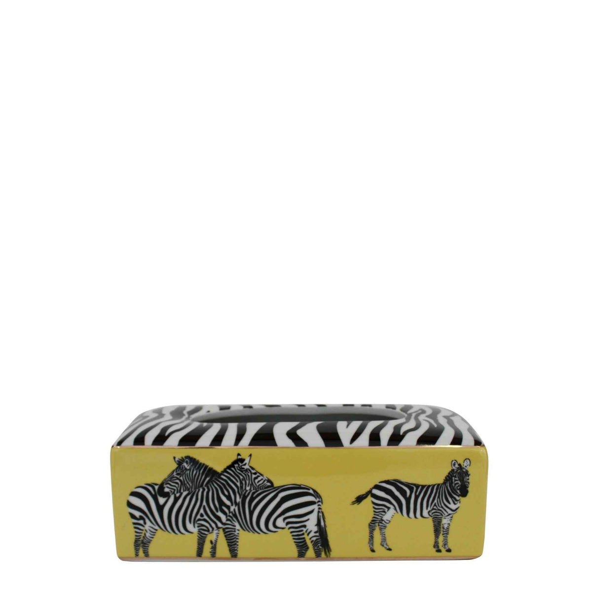 Zebra Design Ceramic Tissue Box Holder – Jems of Remuera