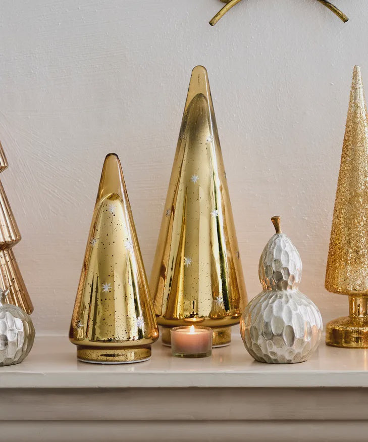 LED Etched Star Glass Christmas Tree - Small – Jems of Remuera