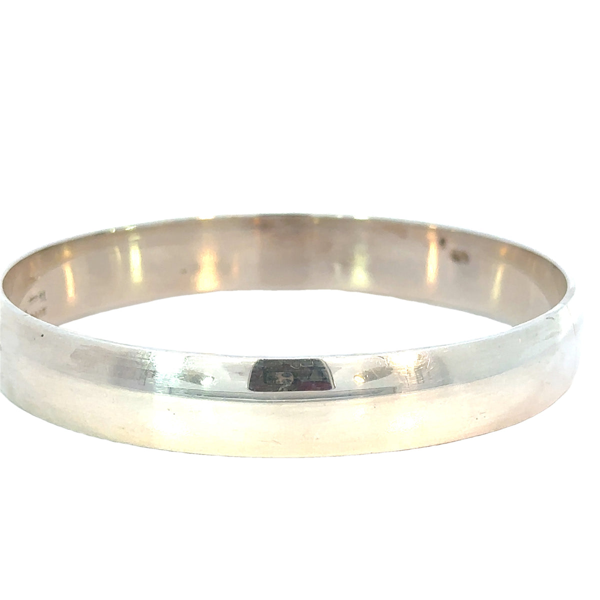 Sterling Silver Bangle - Half Round Golf Plain – Jems of Remuera