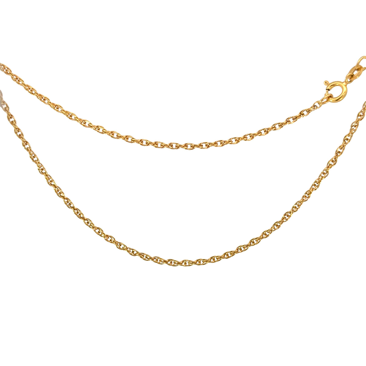 Twisted Rope Necklace Chain in 18ct Yellow Gold – Jems of Remuera