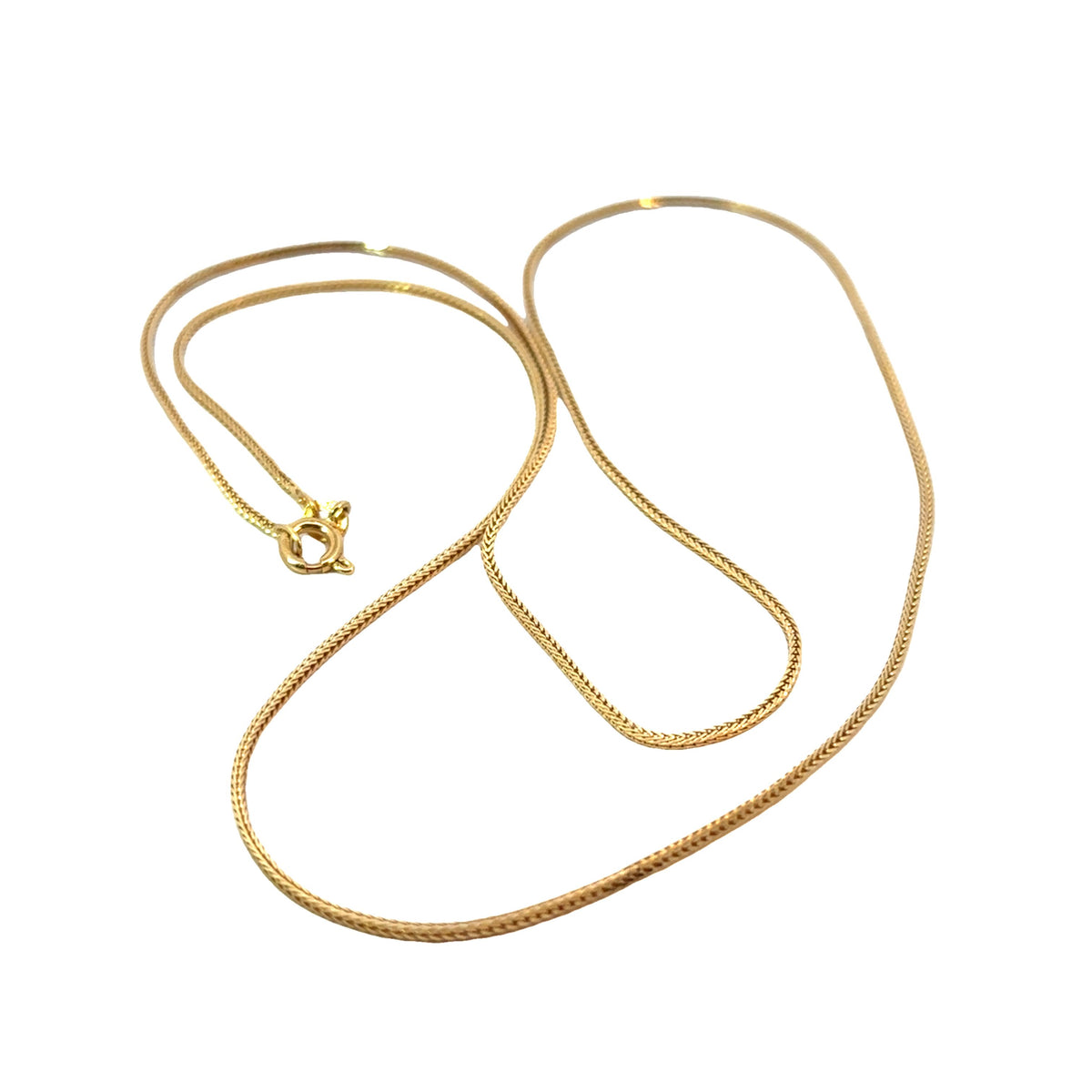 Box Snake Chain in 18ct Yellow Gold - 60cm – Jems of Remuera