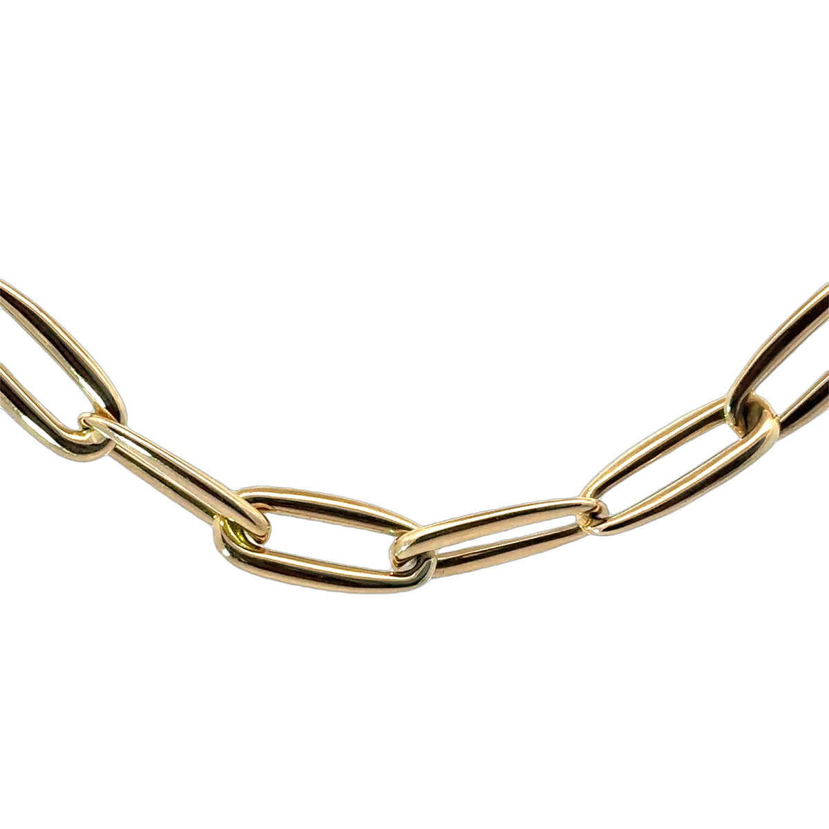 Large Paperclip Style Chain Necklace – Jems of Remuera