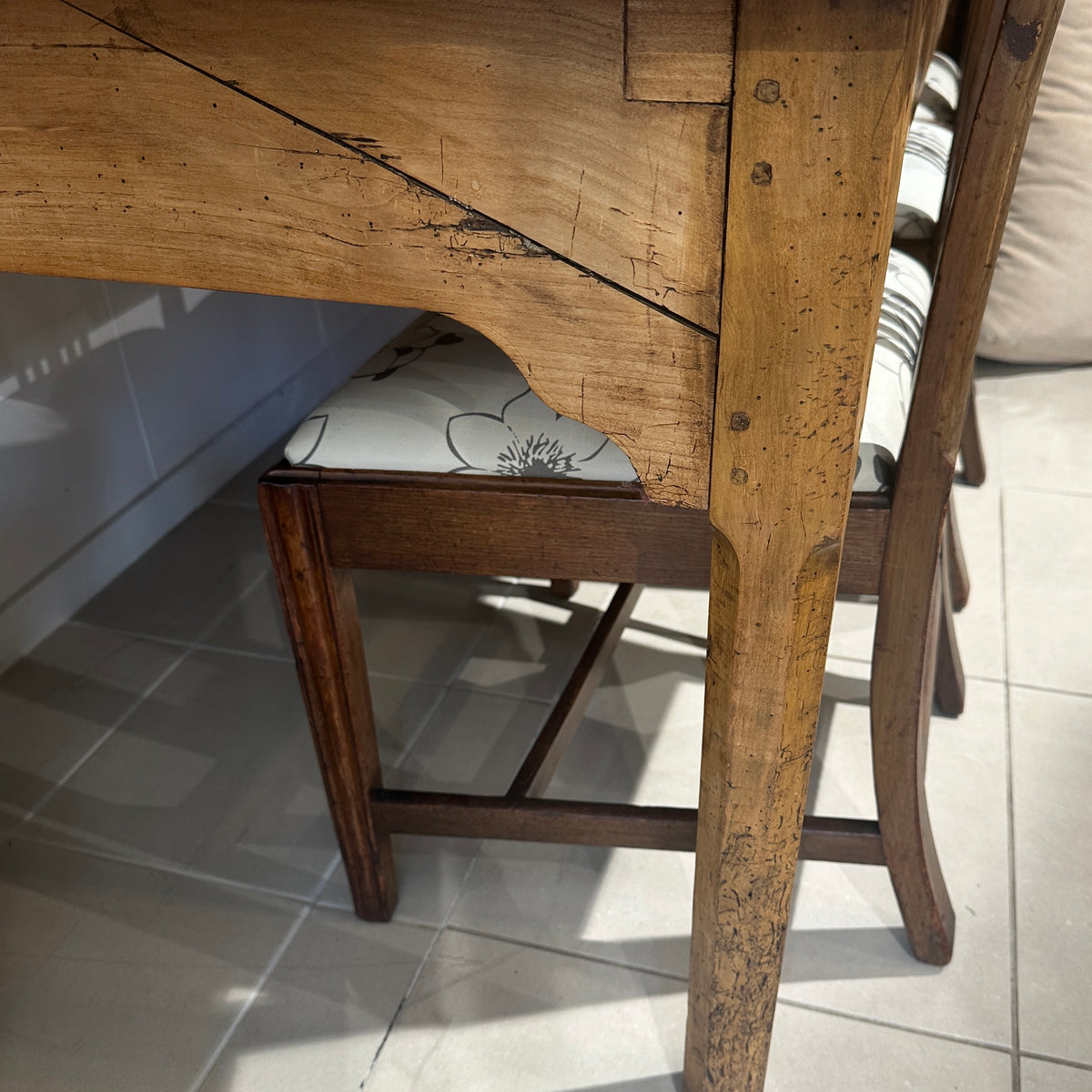Vintage Farmhouse Wooden Dining Table – Jems of Remuera