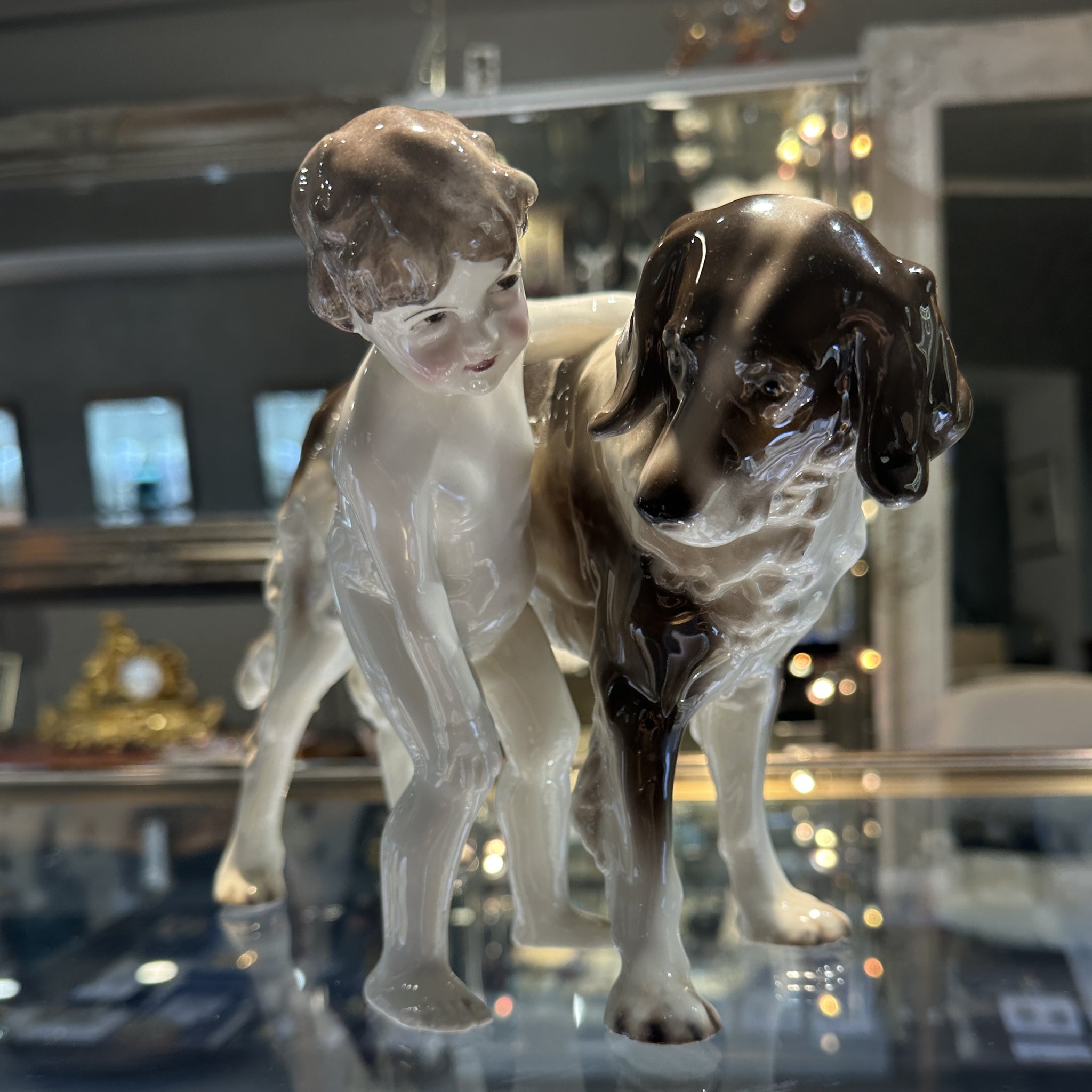 Goldscheider Boy with Dog – Jems of Remuera