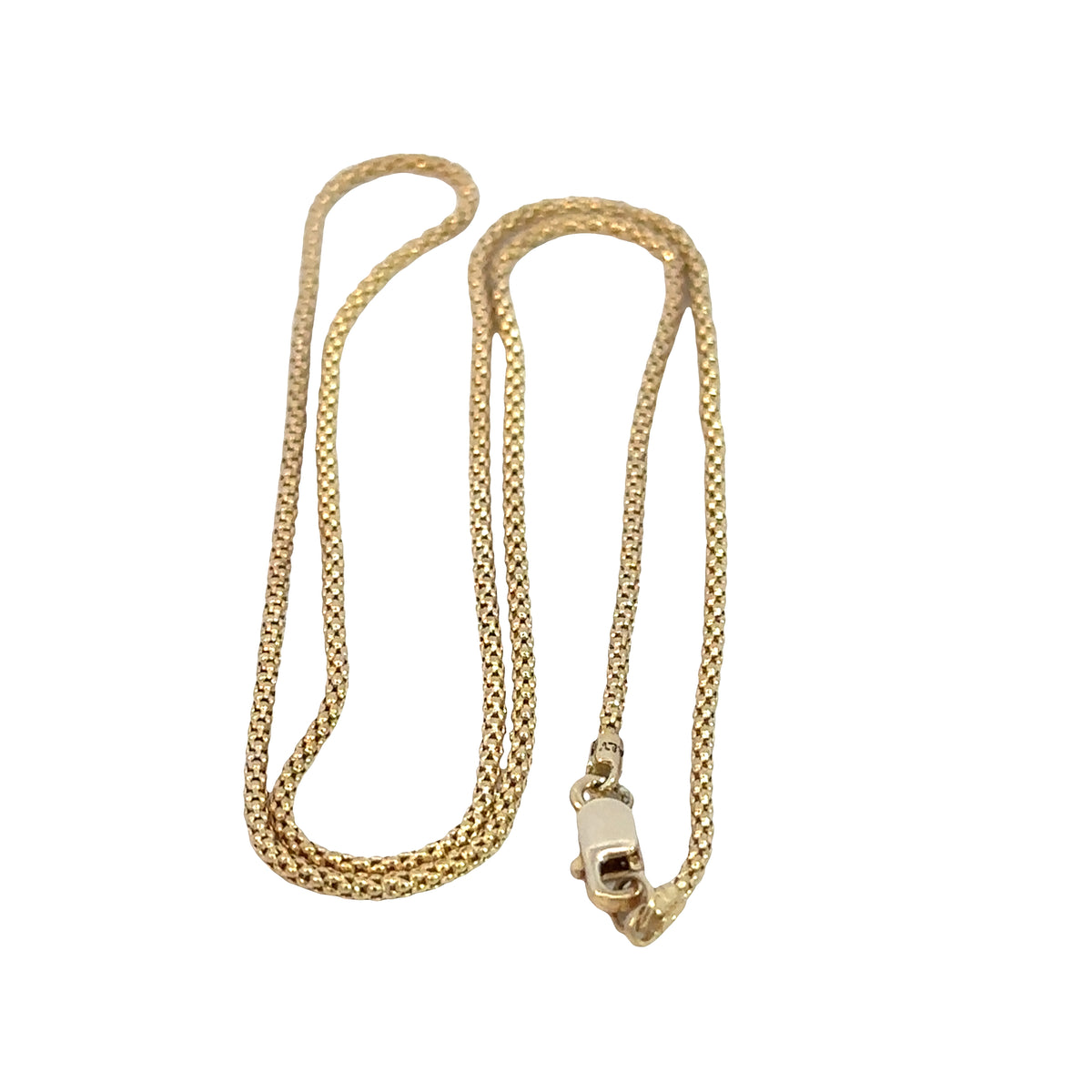 Italian Foxtail Chain Necklace in 18ct Yellow Gold – Jems of Remuera