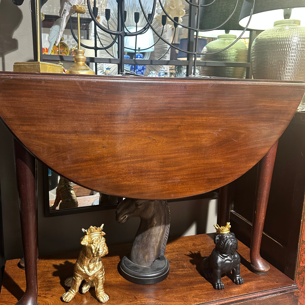 Antique Drop Side Table in Mahogany – Jems of Remuera