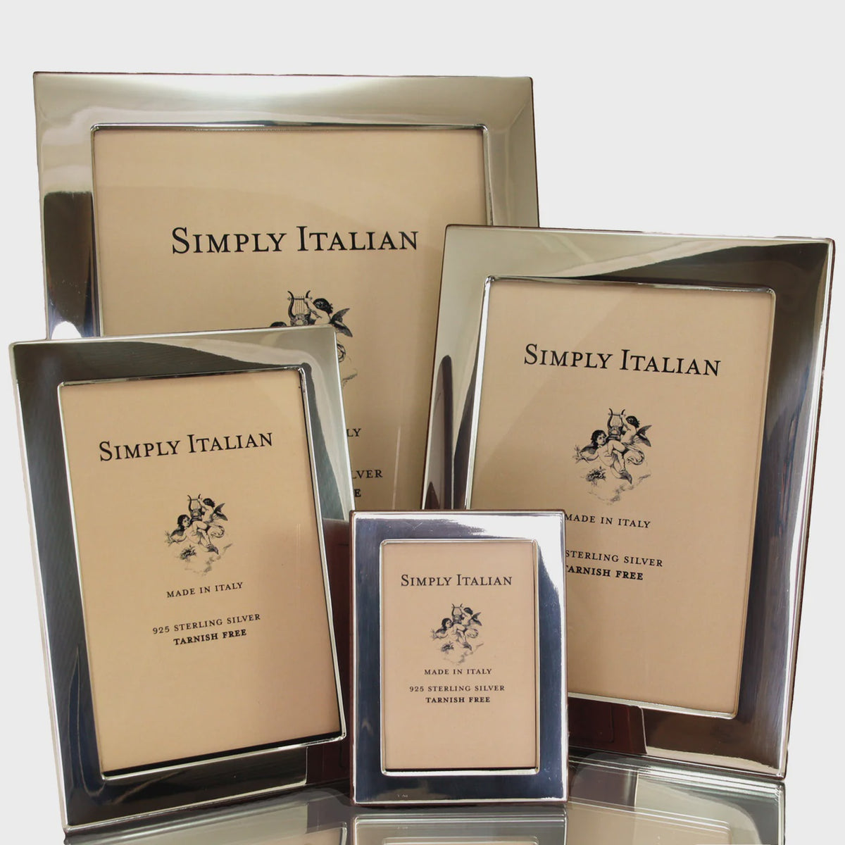 Sterling Silver Frame - Plain Medium – Jems of Remuera