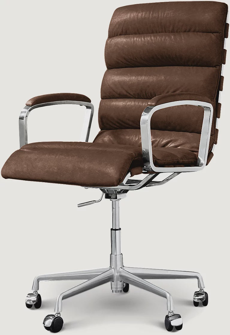 Oviedo Leather Desk Chair – Jems of Remuera