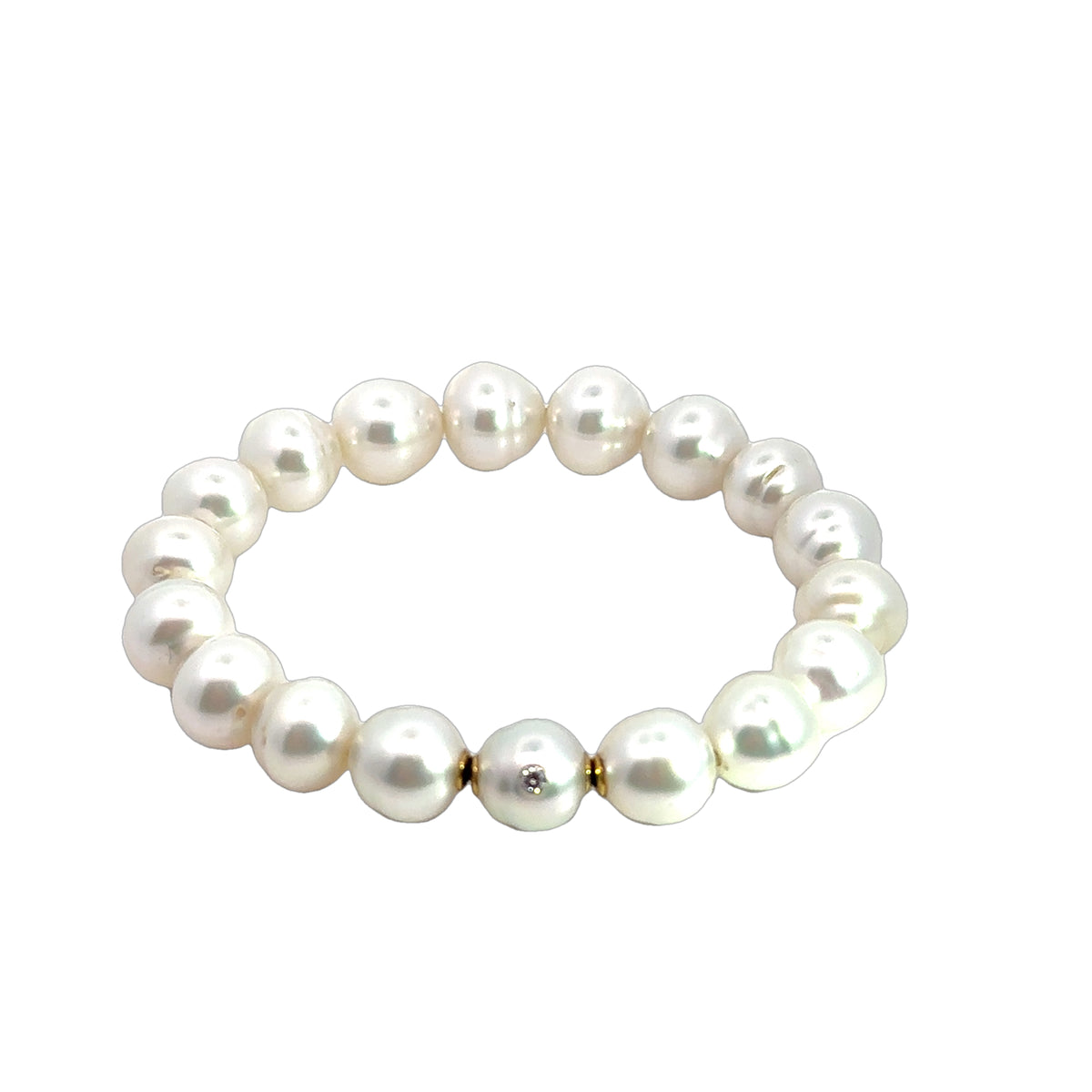 Paspaley Pearl Bracelet with Diamond Accent – Jems of Remuera