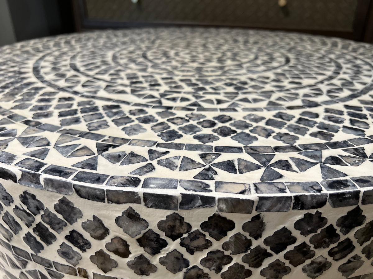 Capiz Round Coffee Table – Jems of Remuera