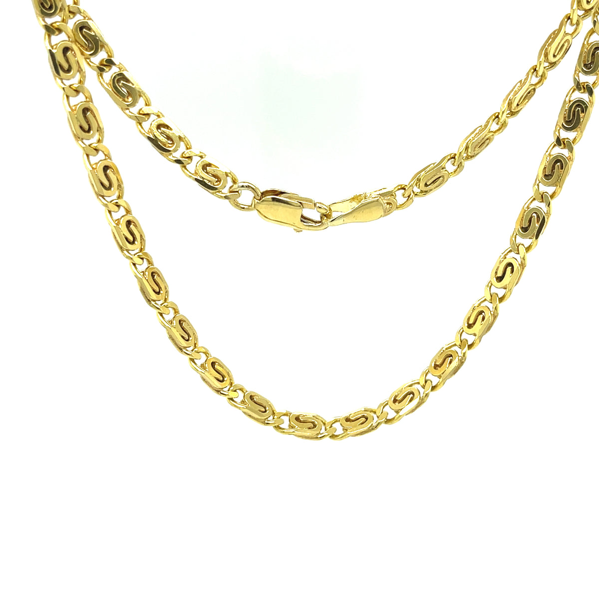 Vintage Fancy Link Necklace in 9ct Gold – Jems of Remuera