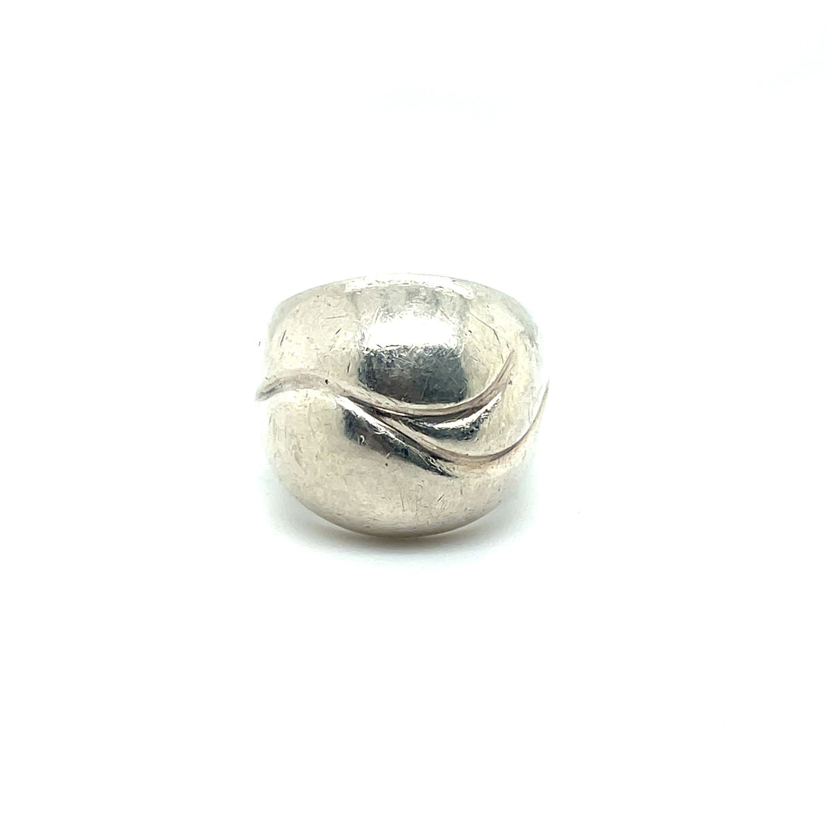 Round Domed Signet Ring in Sterling Silver – Jems of Remuera