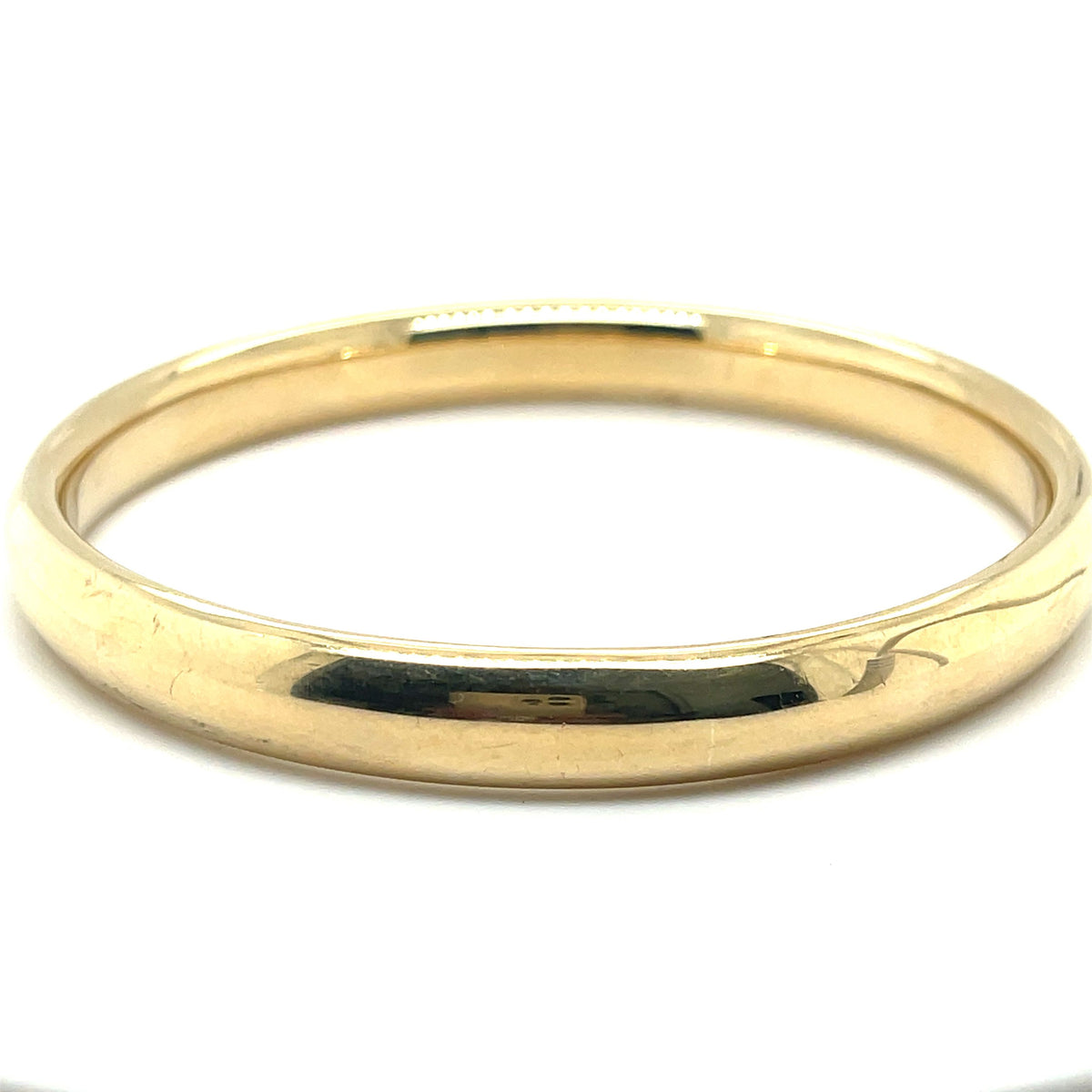 Round Bangle in 9ct Gold – Jems of Remuera