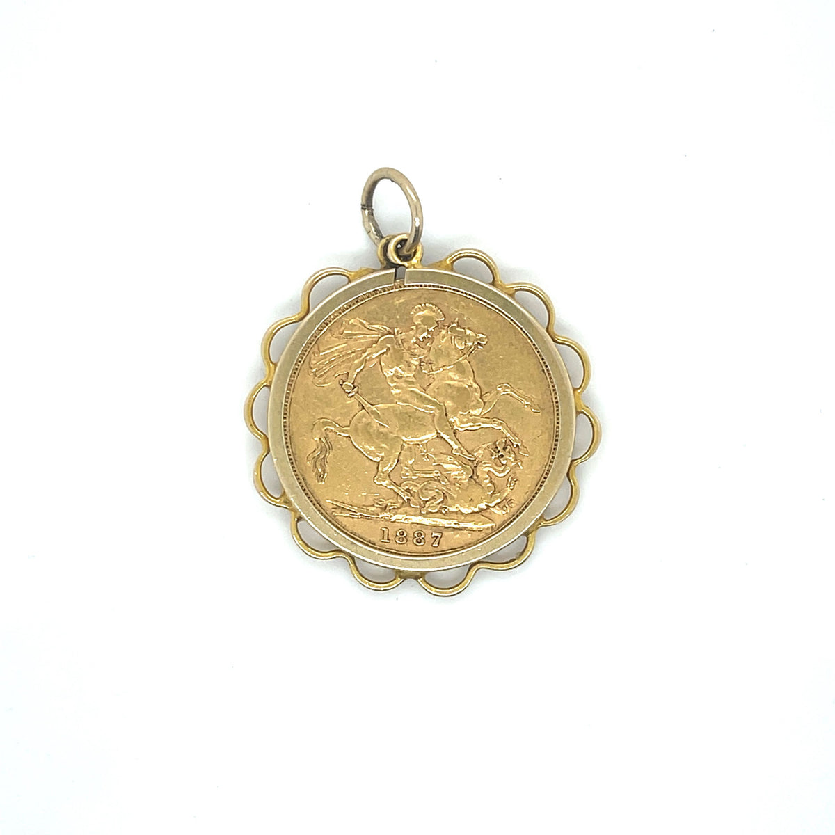 Antique Full Sovereign Pendant Mount – Jems of Remuera