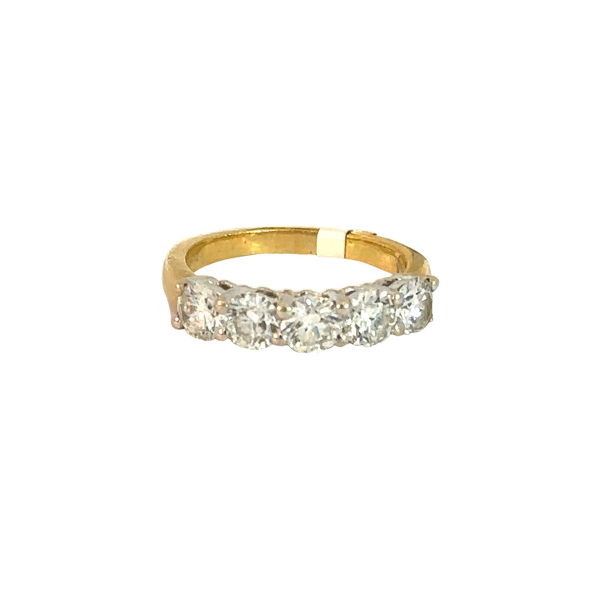 5 Stone Diamond Bridge Ring in 18ct Gold – Jems of Remuera