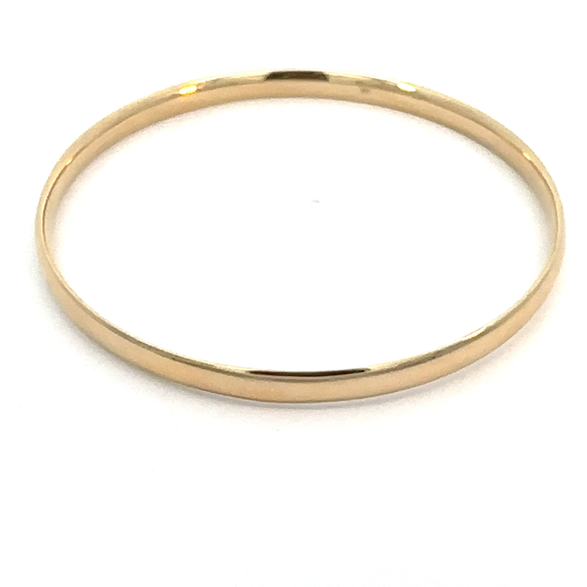 9ct Yellow Gold Round Bangle – Jems of Remuera
