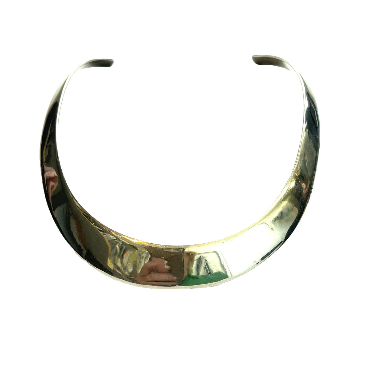 Heavy Collar Necklace in Sterling Sterling Silver – Jems of Remuera