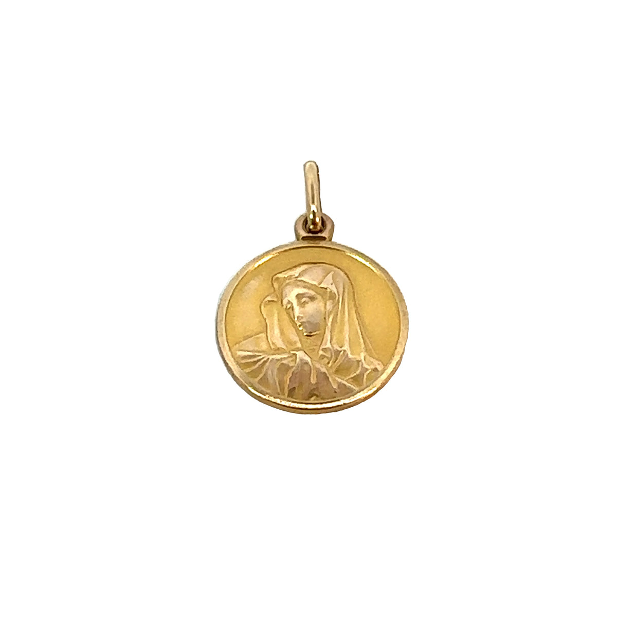Round Religious Madonna Pendant – Jems of Remuera