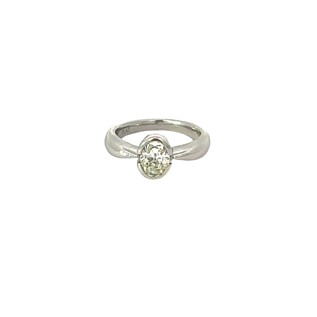 Diamond Oval Solitaire Ring – Jems of Remuera
